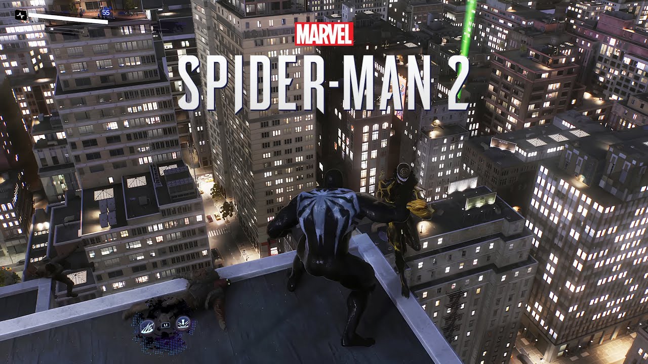 Marvel's Spider-Man 2: Throwing Enemies Off a Building - YouTube