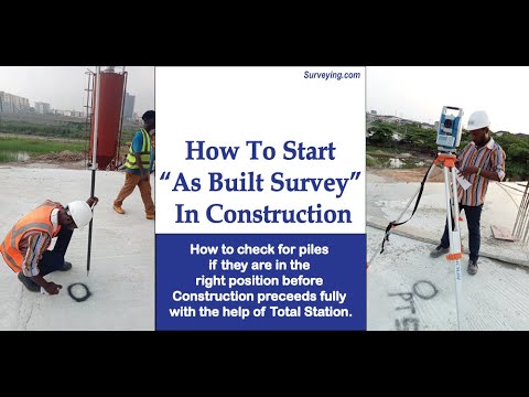 How to Use Resection Method for As built Survey in Construction - YouTube