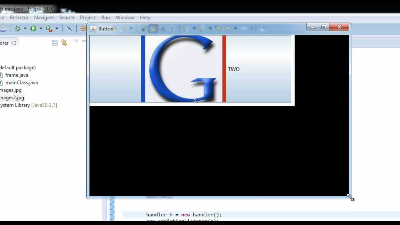 Java GUI 5 JButton + ImageIcon ใส่รูปในปุ่ม - YouTube