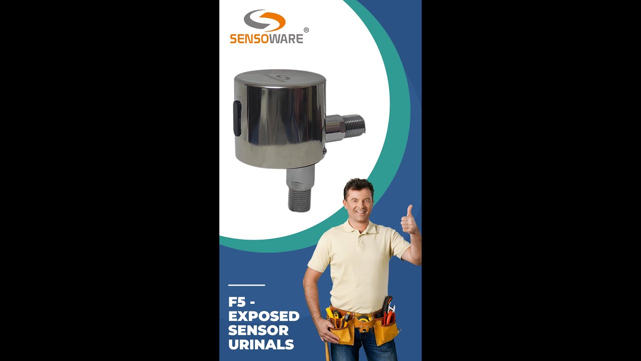 F5 Exposed Sensor Urinals | Easy to Install | Stainless Steel - YouTube