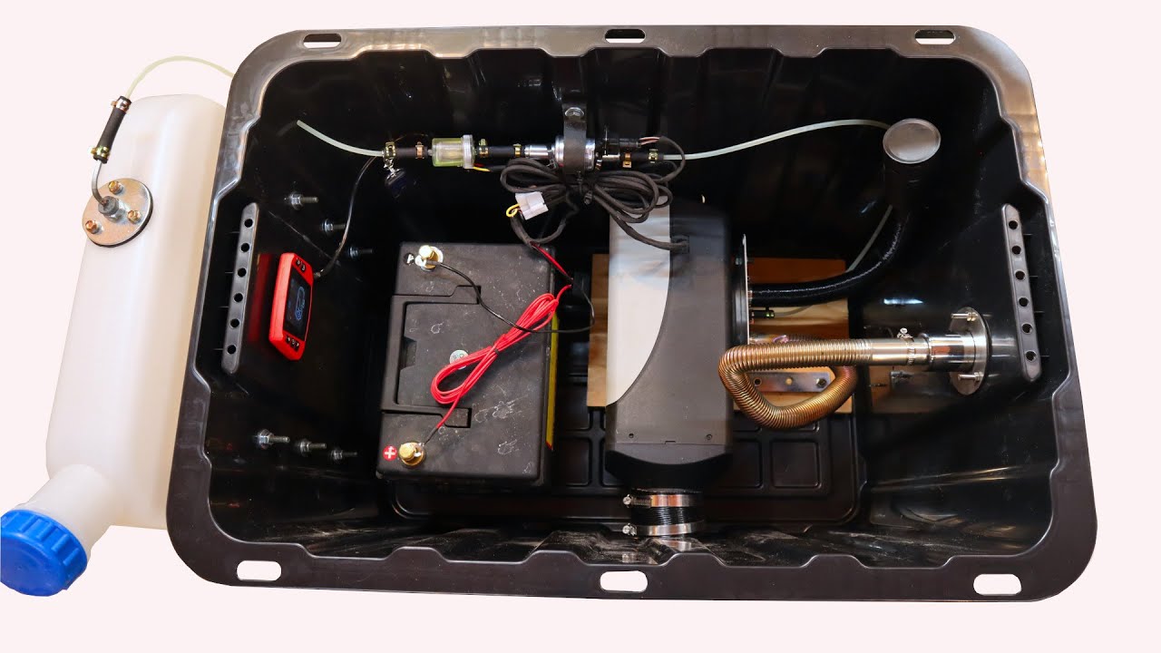 DIY Diesel Heater In A Box - YouTube