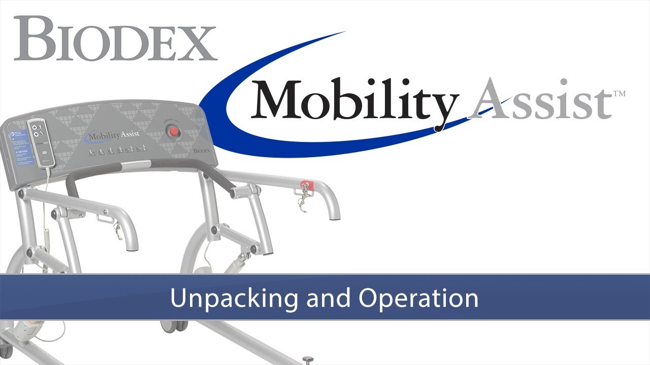 Biodex Mobility Assist™ | Unpacking and Operation - YouTube