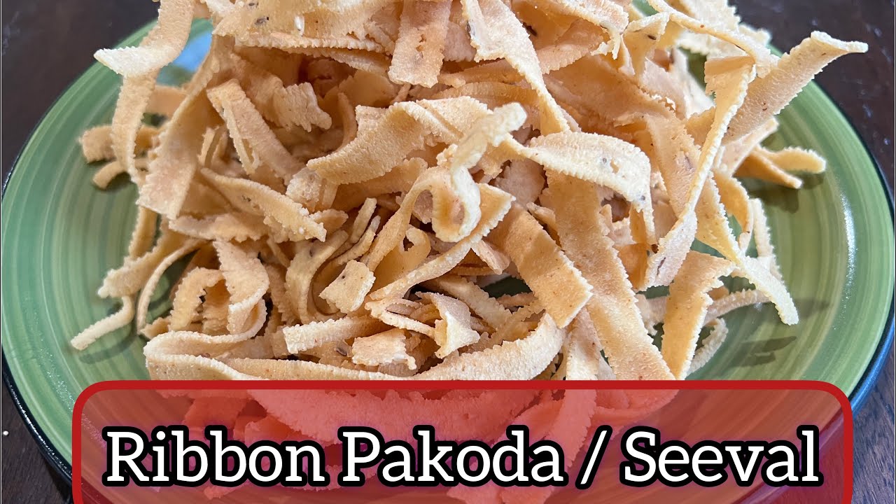 Ribbon Pakoda / Seeval - Recipe in Tamil - Siva Raja kitchen - YouTube