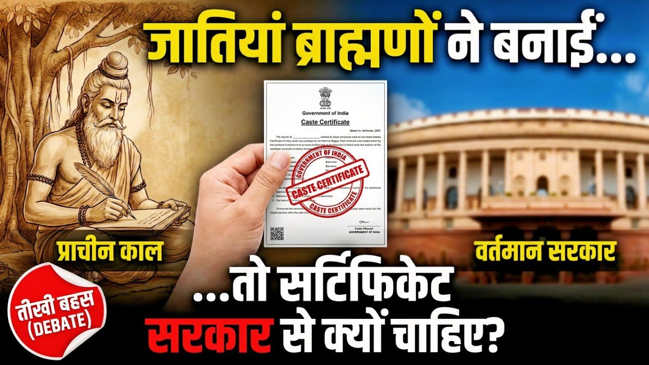 Caste Certificate Reality | Jati Pratha का सच | अगर जातियां Brahmin ने ...