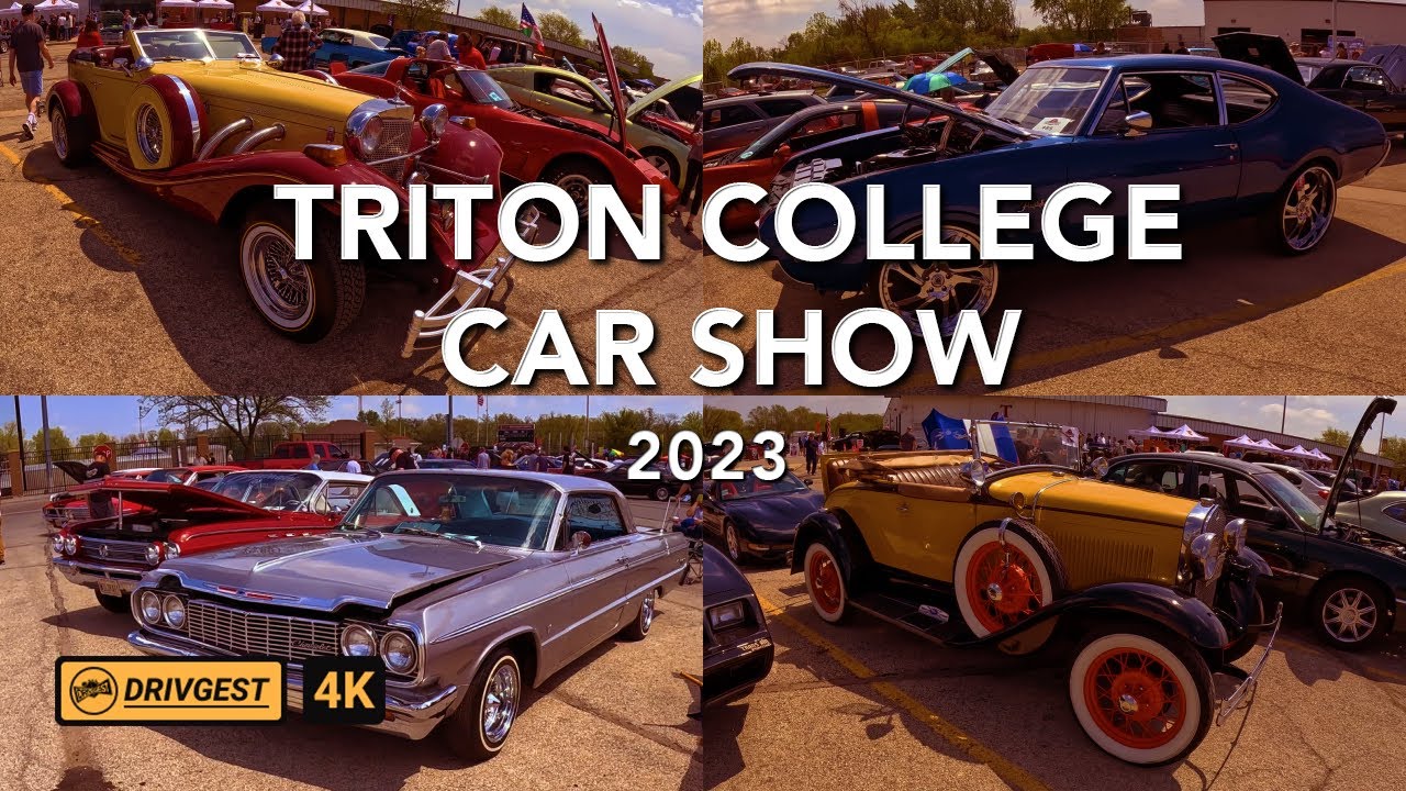 Triton College Car Show 2023 - YouTube