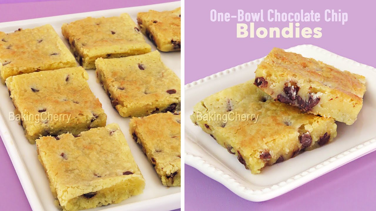 One-Bowl Chocolate Chip Blondies: Quick, Easy, and Fudgy Dessert Recipe ...