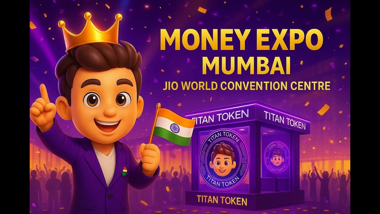 Titan Token Takes Over Money Expo India 🇮🇳 |Jio World Convention Centre ...