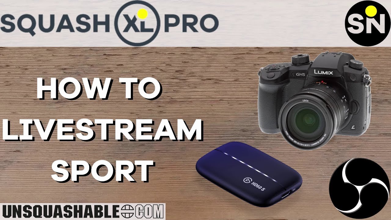LIVESTREAM SQUASH | "HOW TO" VIDEO - YouTube