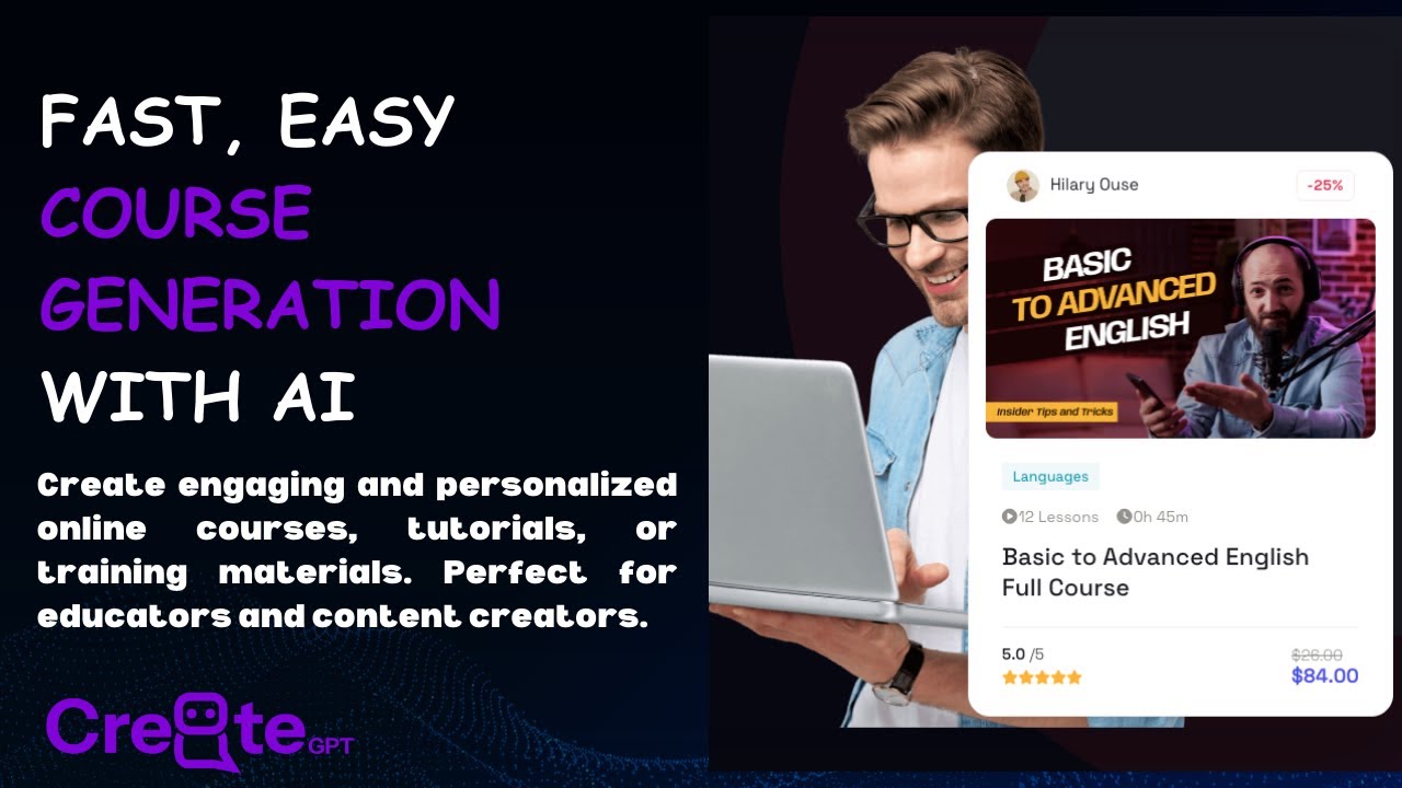 Create Comprehensive Courses in Minutes with Cre8teGPT’s AI Course ...