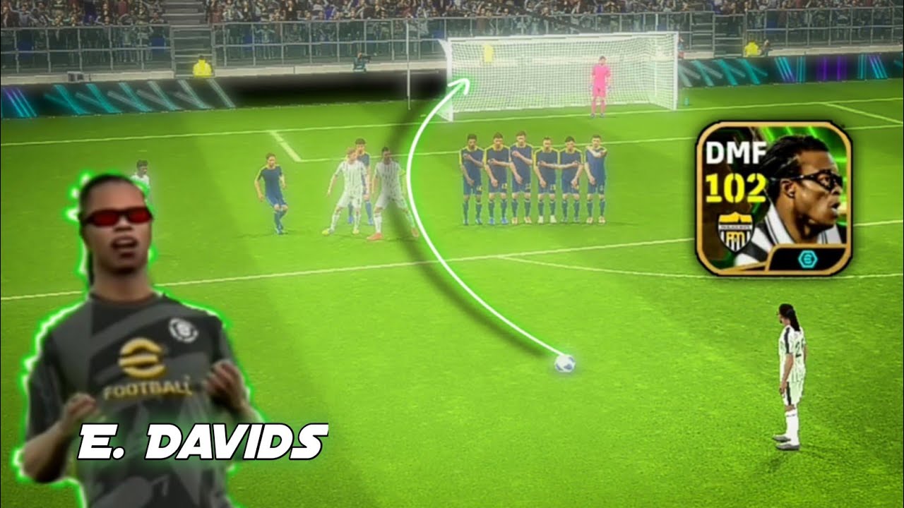 E. Davids 102 rated epic 🔥 Midfielder • efootball 2024 mobile - YouTube