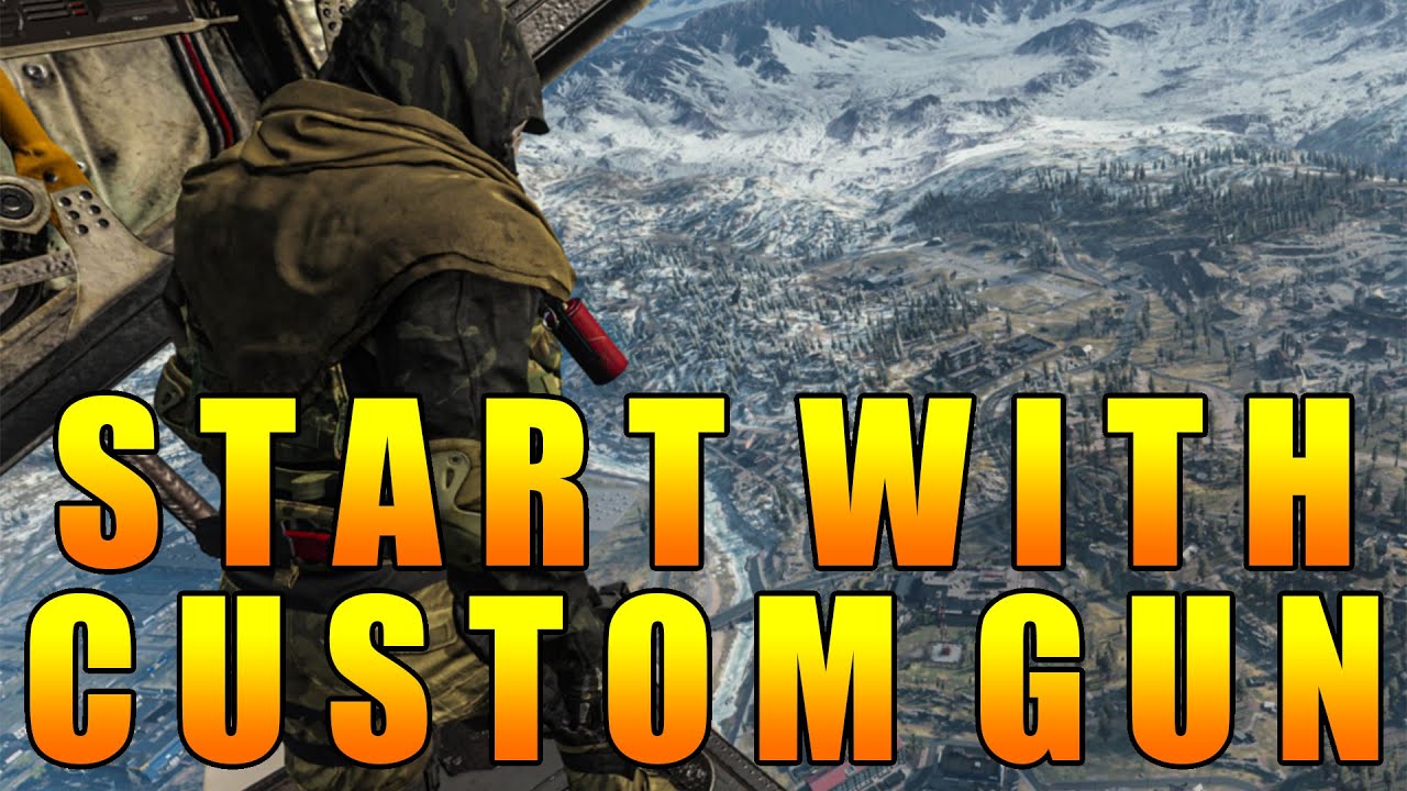 COD MW Warzone: START WITH CUSTOM GUN IN WARZONE! NEW SEASON 4 GLITCH ...