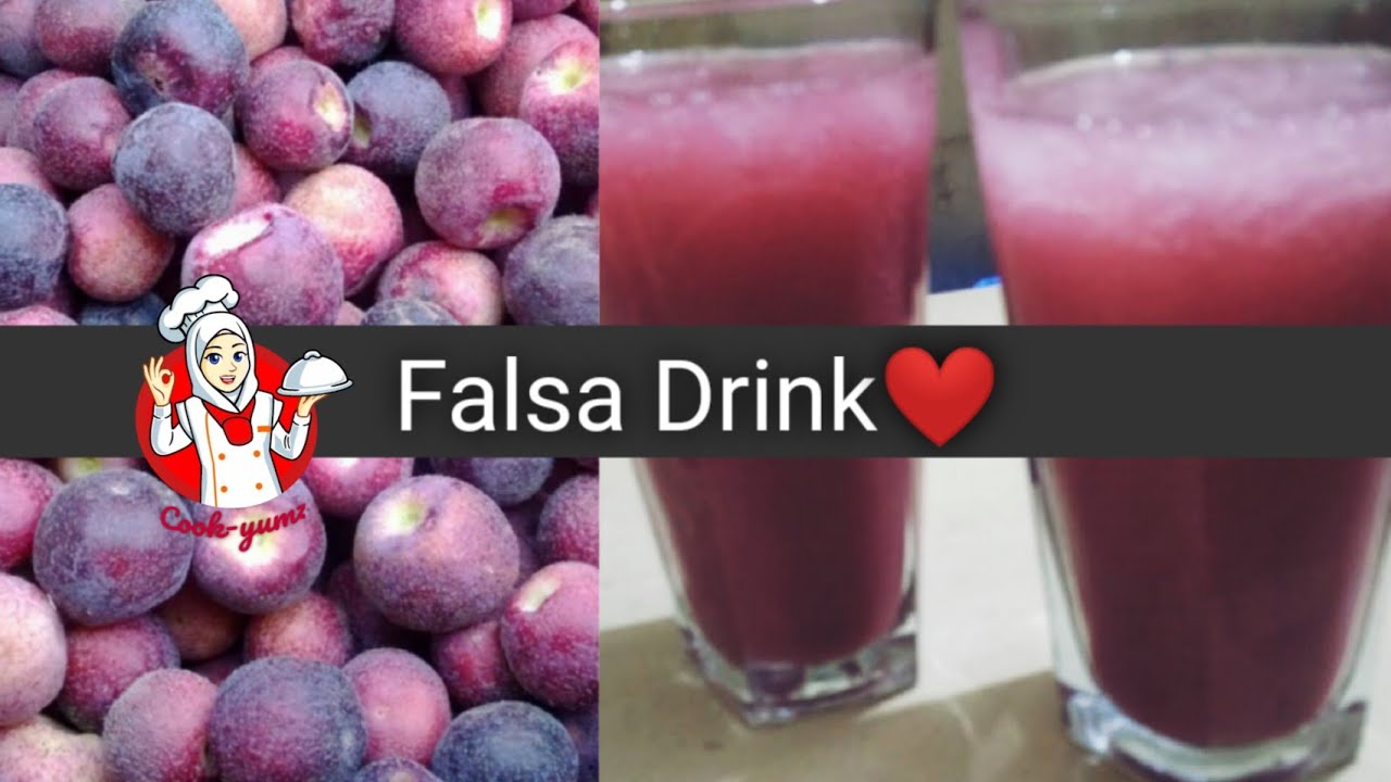 Falsa juice || Falsay ka sharbat by cook yumz || Falsa drink - YouTube