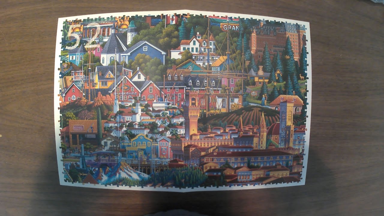 Worlds Largest Puzzle(60,000 Pieces) Part 12/60 - YouTube
