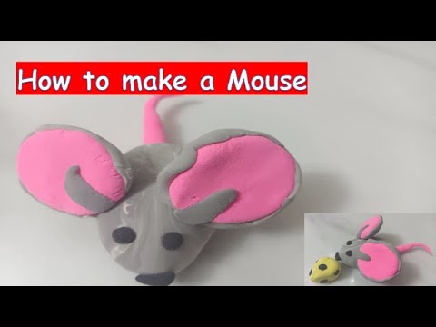 How to Make a Mouse with Clay | Mouse Clay Tutorial - YouTube