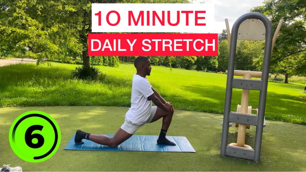 10 MIN DAILY STRETCH ( Full body) For tight muscles , mobility ...