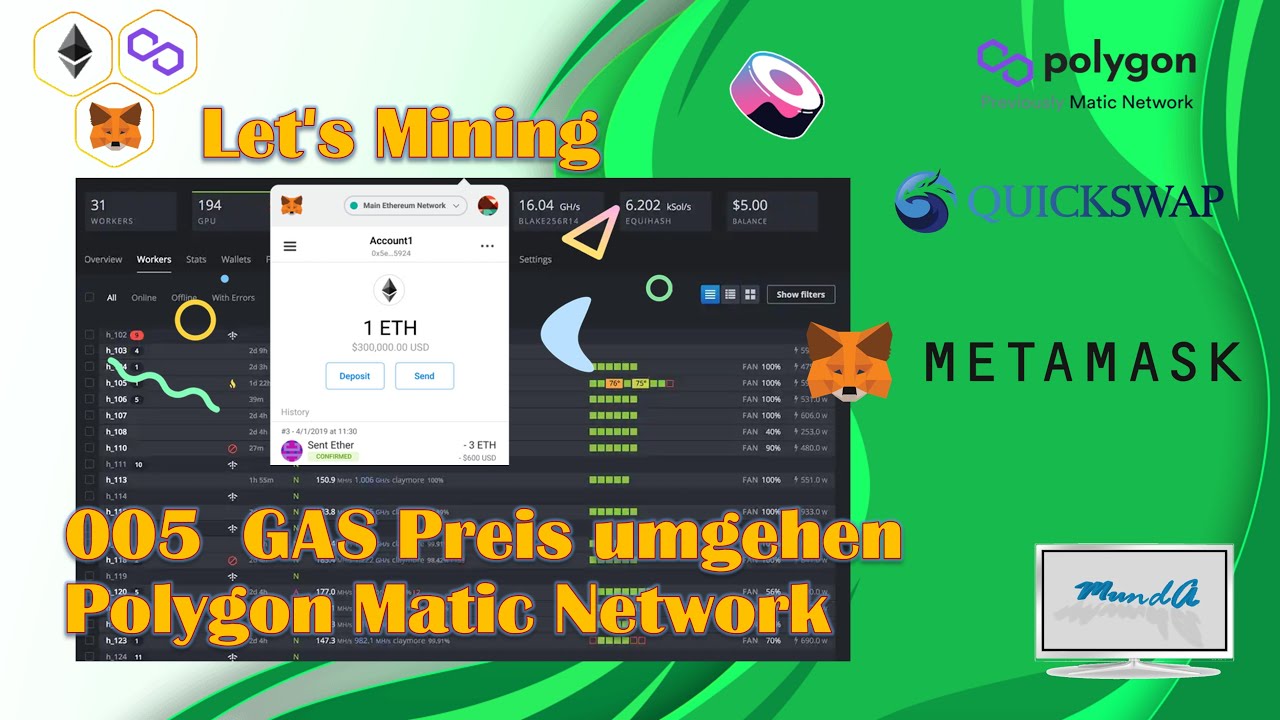 005 - GAS Preis umgehen Polygon Matic Network - Let's Mining ...