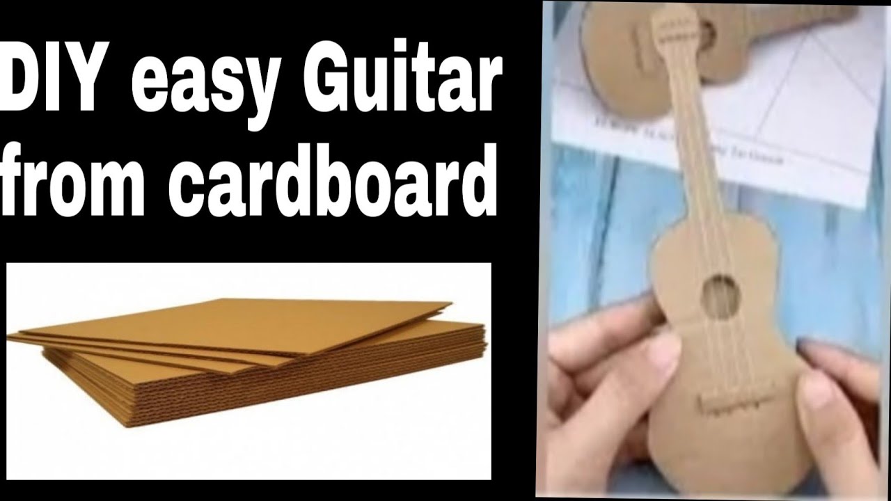 How to make guitar from cardboard| DIY WITH PRABH| - YouTube