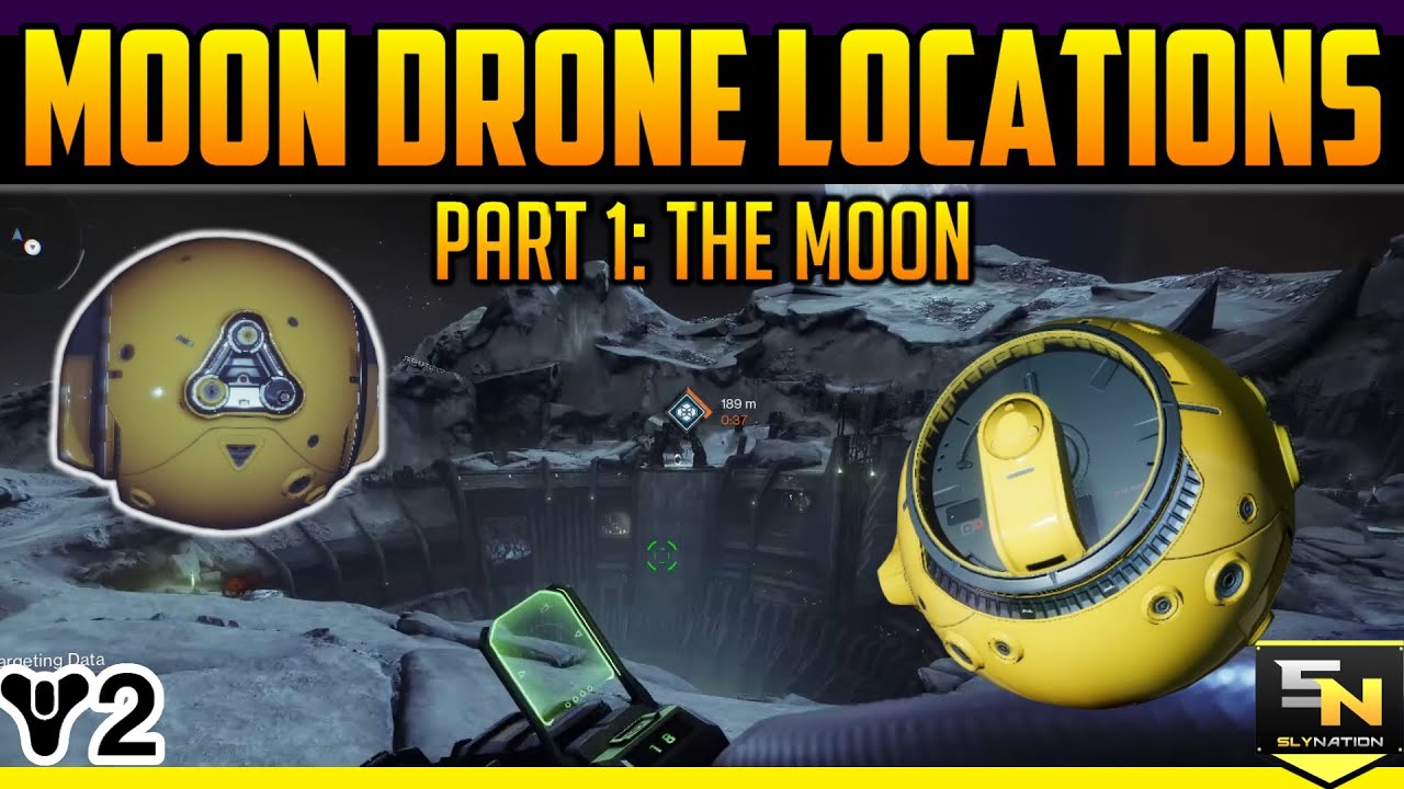 Destiny 2 | Moon Security Drone Locations! All 10 Security Drones on ...