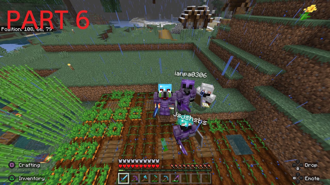 Minecraft realm survival fighting enderdrangon fails - YouTube