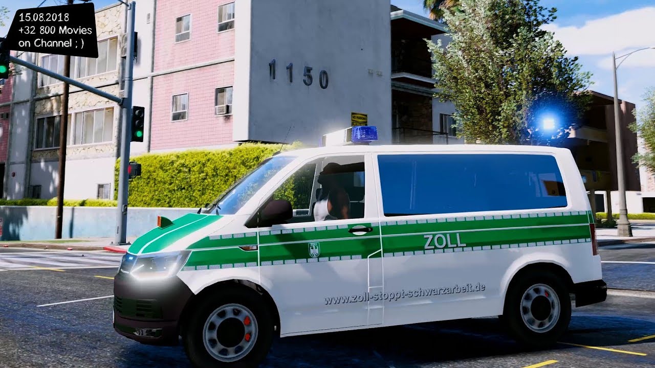 VW T6 Zoll DBS 3000 Test Drive GTA V _REVIEW - YouTube