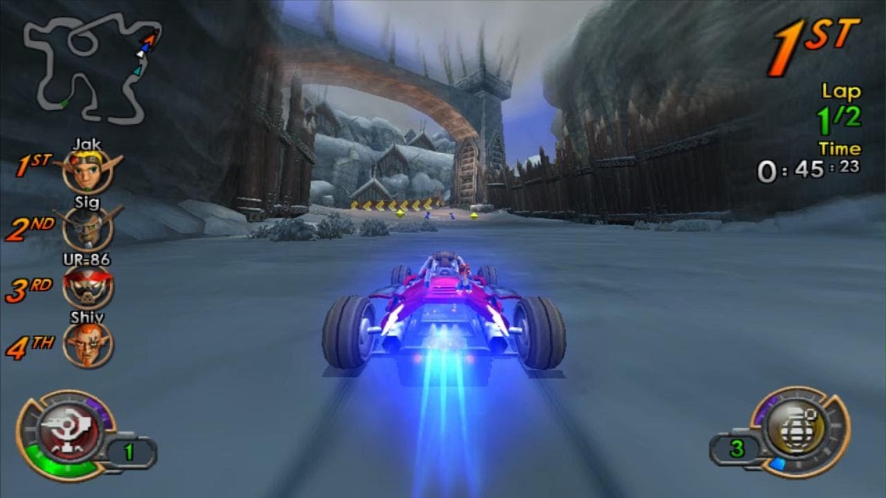 Jak X: Combat Racing(hero mode) - YouTube