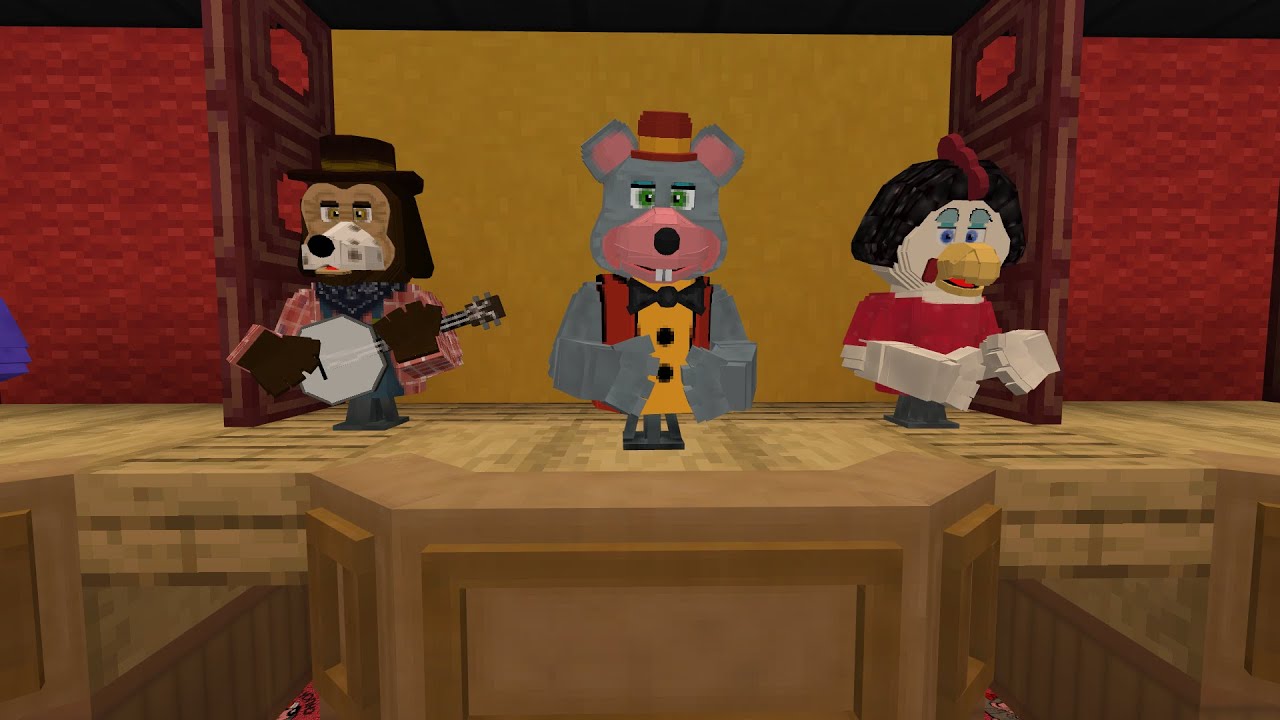 Chuck E. Cheese Pizza Time Theatre Minecraft Mod and Map Download V1 ...