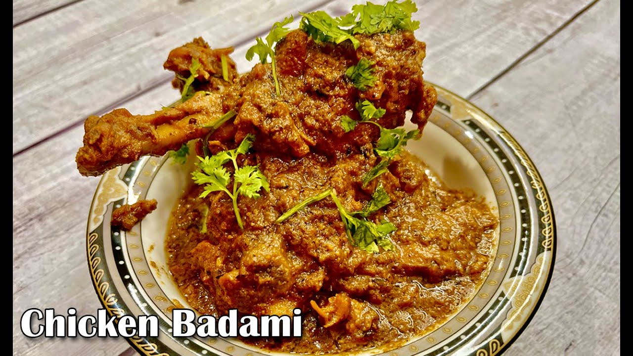 Chicken Badami Korma | Murgh Badami Korma Recipe | Creamy Almond Curry ...
