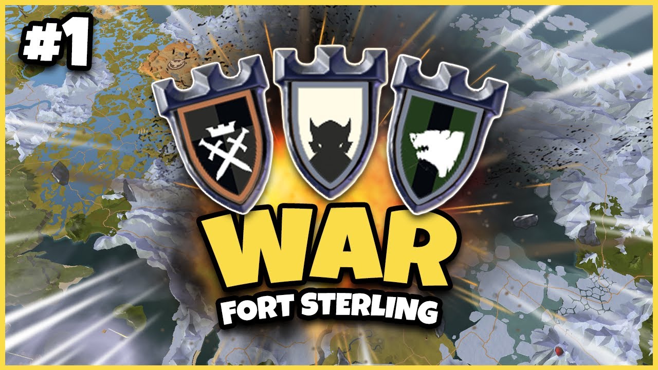 Albion Online - War in Fort Sterling | TLH Alliance Vs Escalation Vs ...