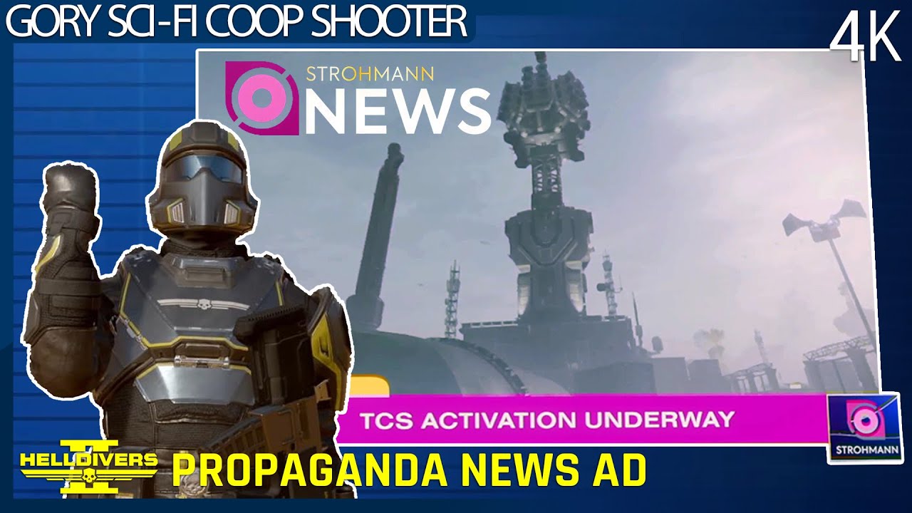 STROHMANN NEWS: Termicide Towers - Helldivers 2 In-game Propaganda TV ...