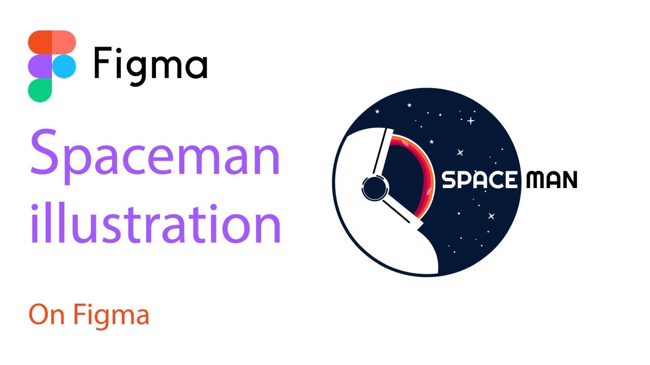 Spaceman Illustration- Figma Tutorial - YouTube