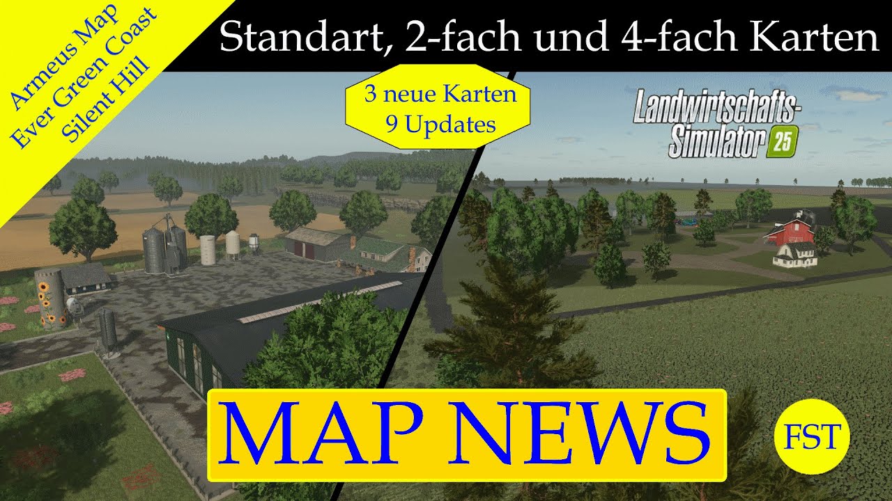 LS25 MAP NEWS Standart, 2-fach und 4-fach Karten 18.-20.1.25 LS25 ...