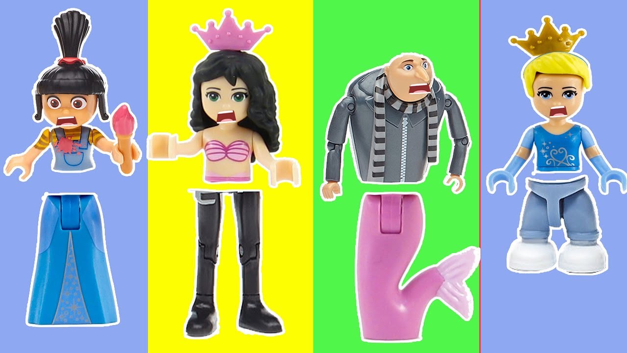 Wrong Legs Disney Princess Ariel Despicable Me 3 Margo Gru Finger ...