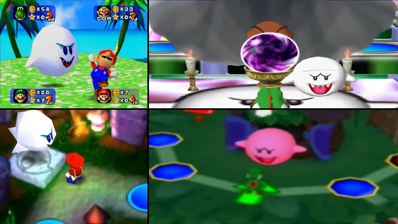 Evolution of 'Boo Space' in Mario Party (1998 - 2004) - YouTube