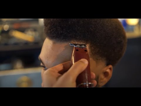 How to: The Afro Cut with Barber Thad.deus with Wahl Professional ...