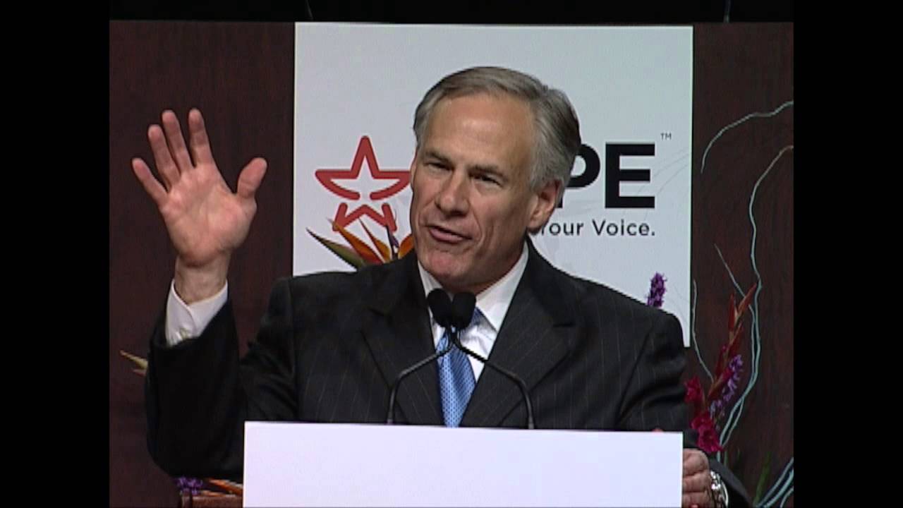 Texas Attorney General Gregg Abbott's Speech at the 2014 ATPE Summit ...