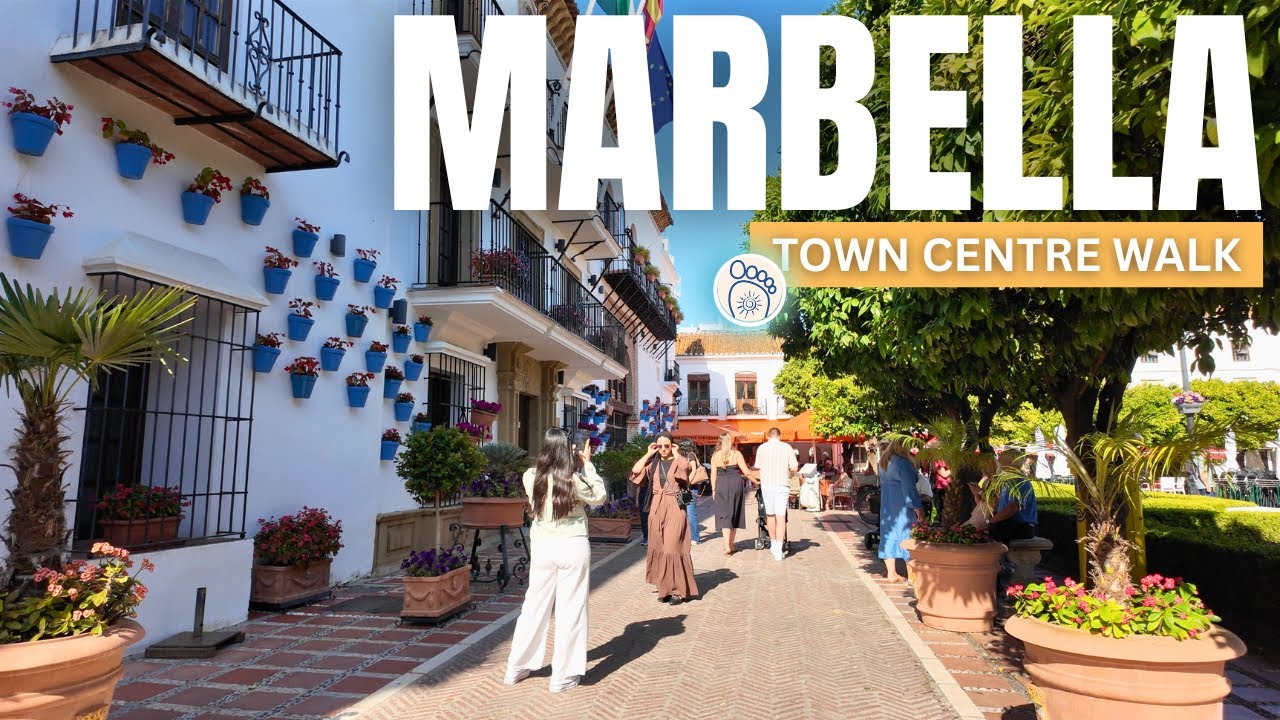 Marbella Walk – Beautiful Spanish Town & Golden Mediterranean Beach ...