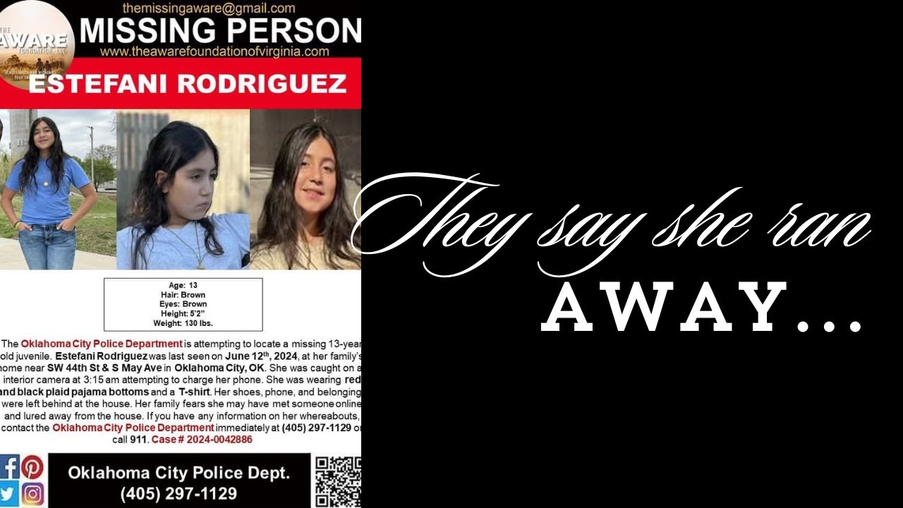 Estafani Rodriquez - Missing in OK (pause to read) - YouTube