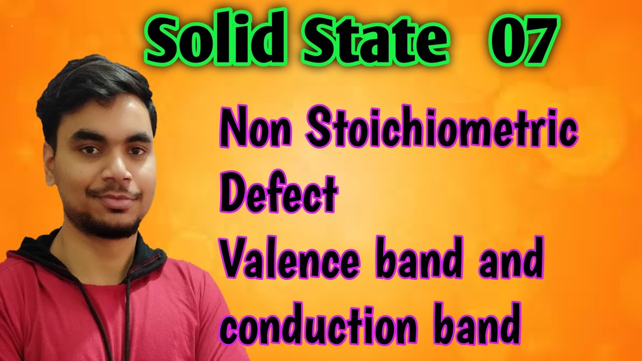 Solid State 07|Non Stoichiometric defects-Metal excess and Metal ...