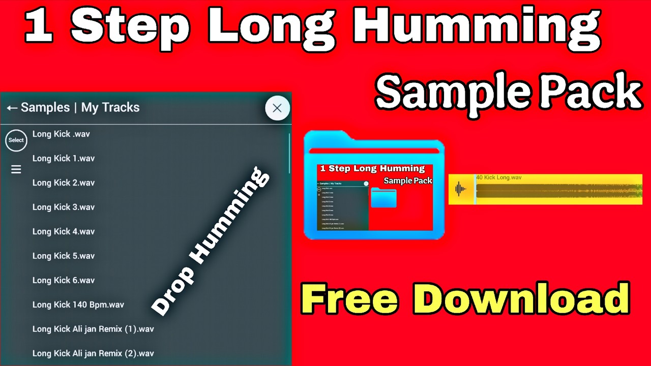 2026 New Sample Pack 1Step Long Humming Kick || Free Download Sample ...
