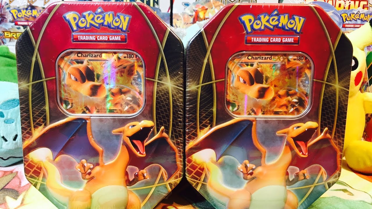 OPENING A POKEMON TCG 2014 CHARIZARD EX POWER TRIO TIN!! - YouTube