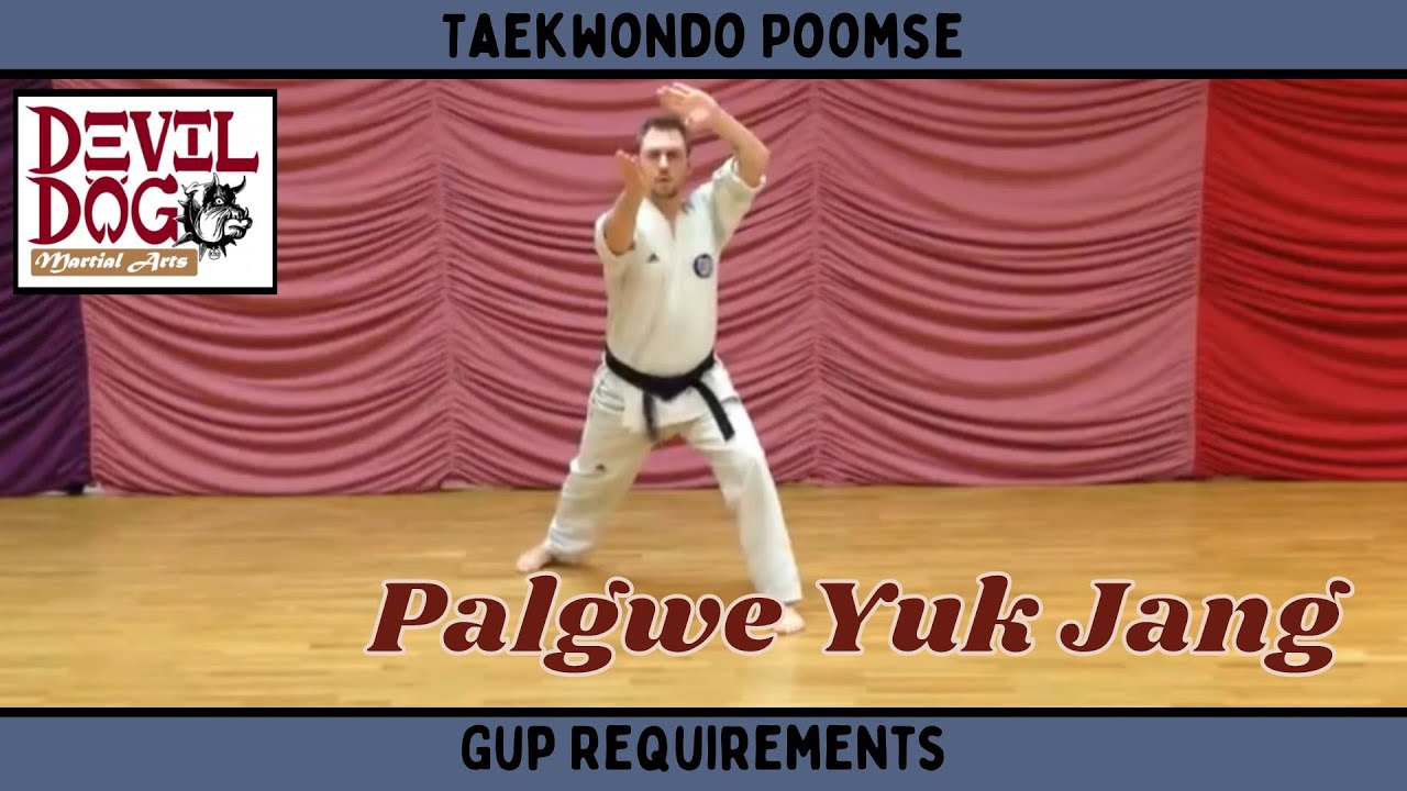 Palgwe Yuk Jang WT Traditional Taekwondo Poomse - YouTube