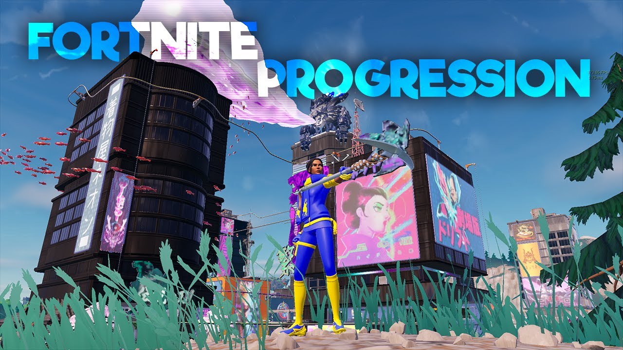 My Fortnite Progression | Montage PART 1 - YouTube