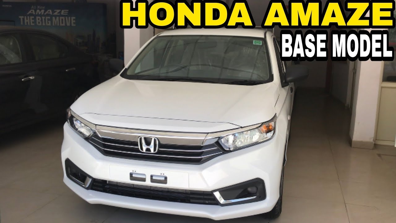 Honda Amaze Base Model 😍| Interior & Exterior | Real-Life Review ...