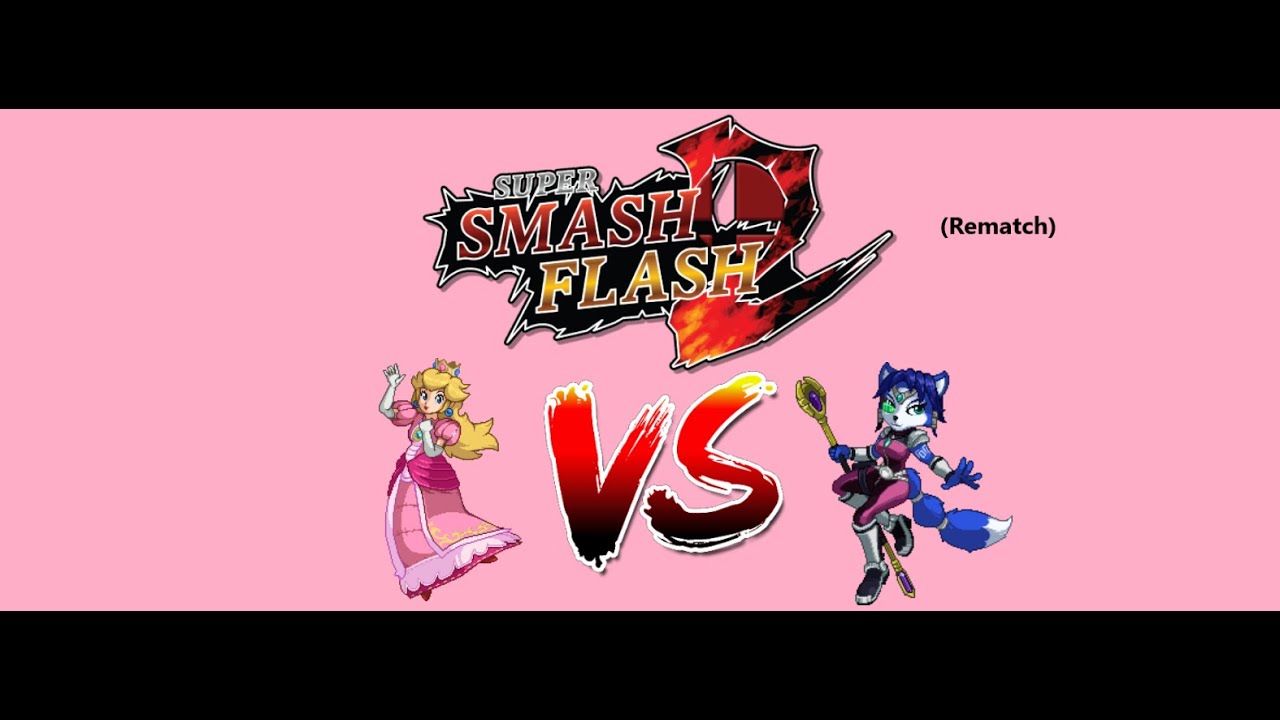 Super Smash Flash 2: Peach vs. Krystal - YouTube