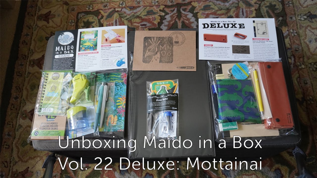 Unboxing Maido in a Box Vol. 22 Deluxe: Mottainai - YouTube