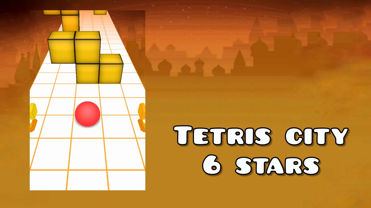 Rolling sky Remake Tetris city - YouTube