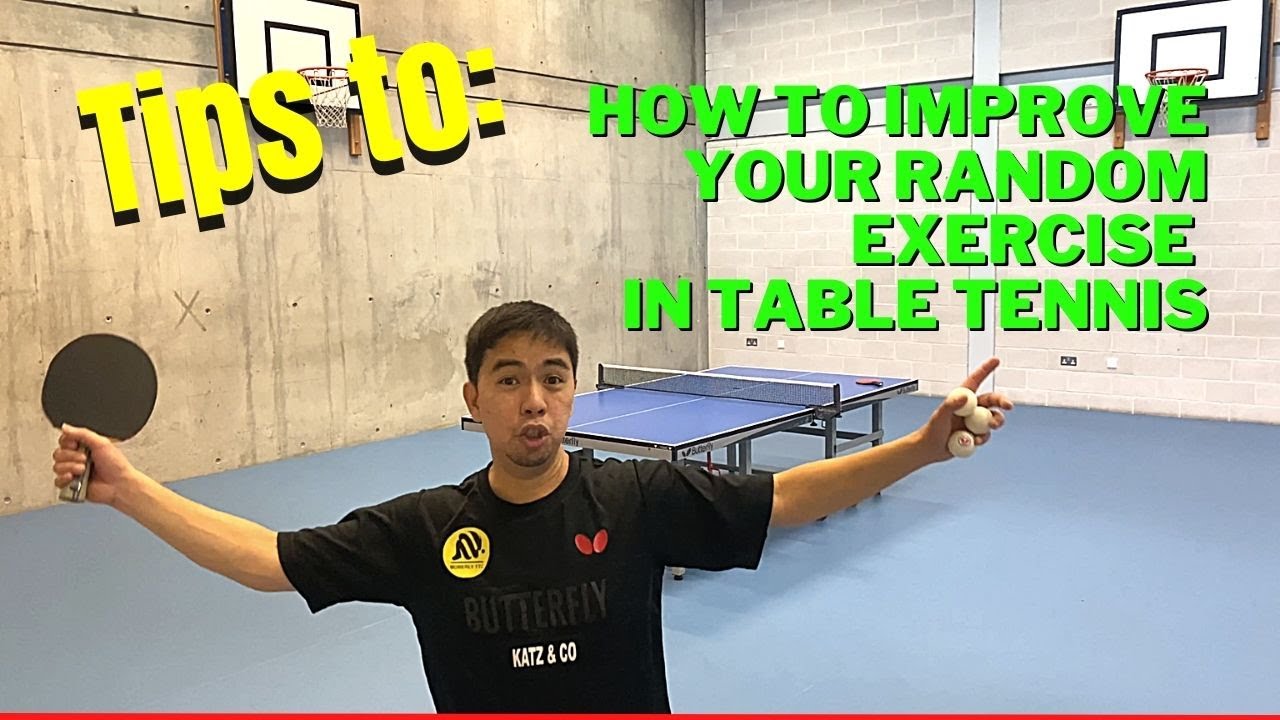 How to improve your random exercise in table tennis? - YouTube