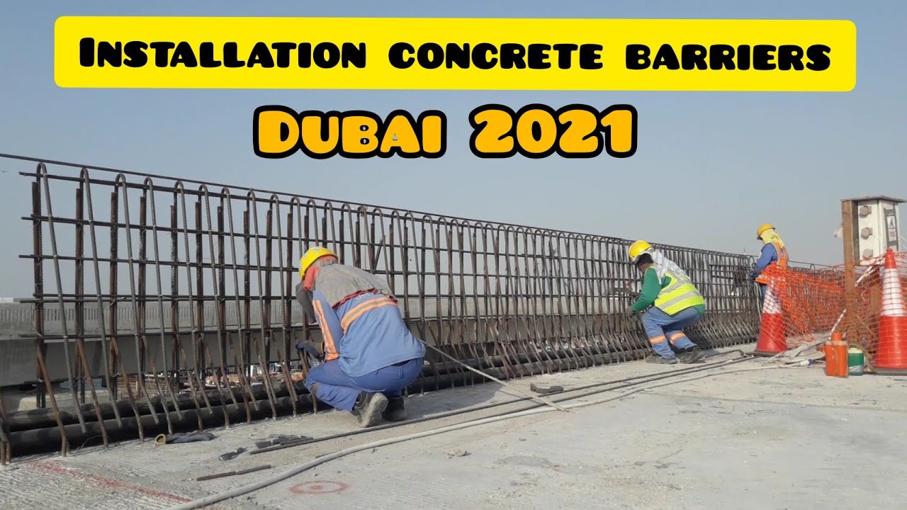 Installations concrete barriers retaining wall #JAYSONVLOGS# - YouTube