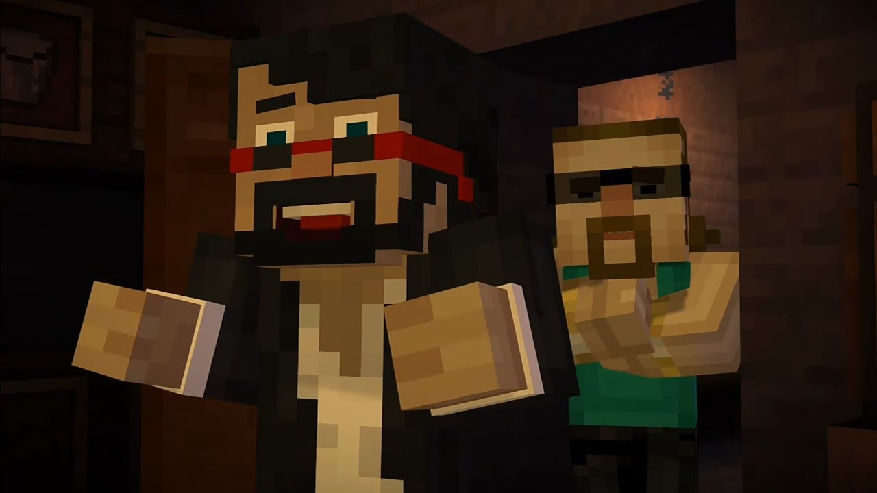 Meeting CaptainSparklez- Minecraft Story Mode Episode 6 Chapters 1 and ...