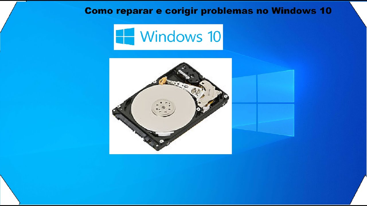 Como corrigir e reparar problemas no Windows 10 - YouTube